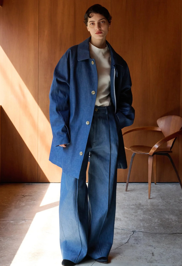 Nicolas Jenson DENIM RAGLAN CAR COAT – SANTÉ et NOEL